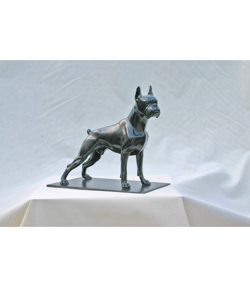 Sculpture | Le boxer | Alexander Strelkov | Animal-Art-Gallery-Paris