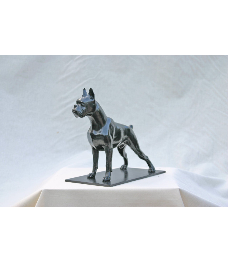 Sculpture | Le boxer | Alexander Strelkov | Animal-Art-Gallery-Paris
