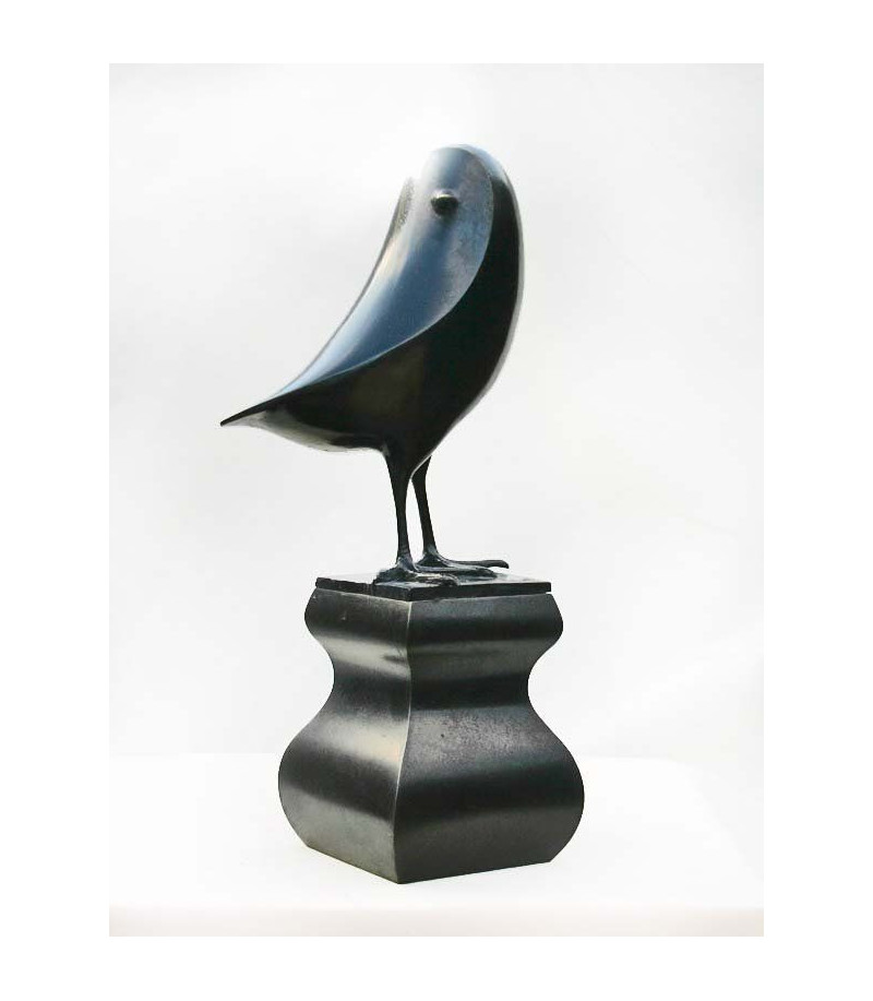 Sculpture | Rouge-gorge | Alexander Strelkov |Animal-Art-Gallery-Paris