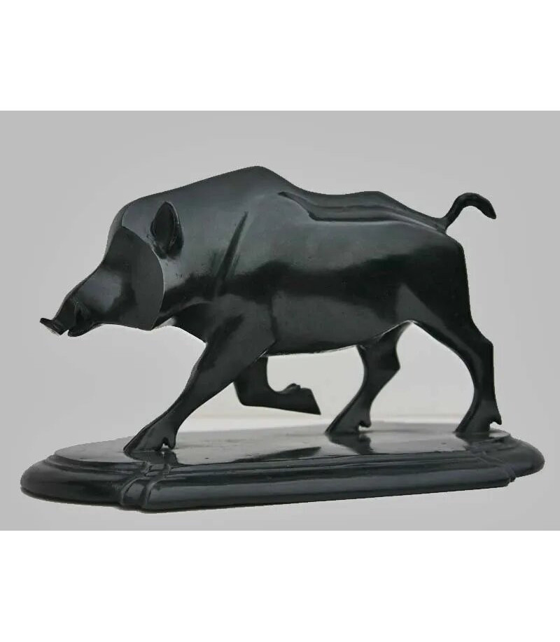 Sculpture | Le sanglier | Alexander Strelkov |Animal-Art-Gallery-Paris
