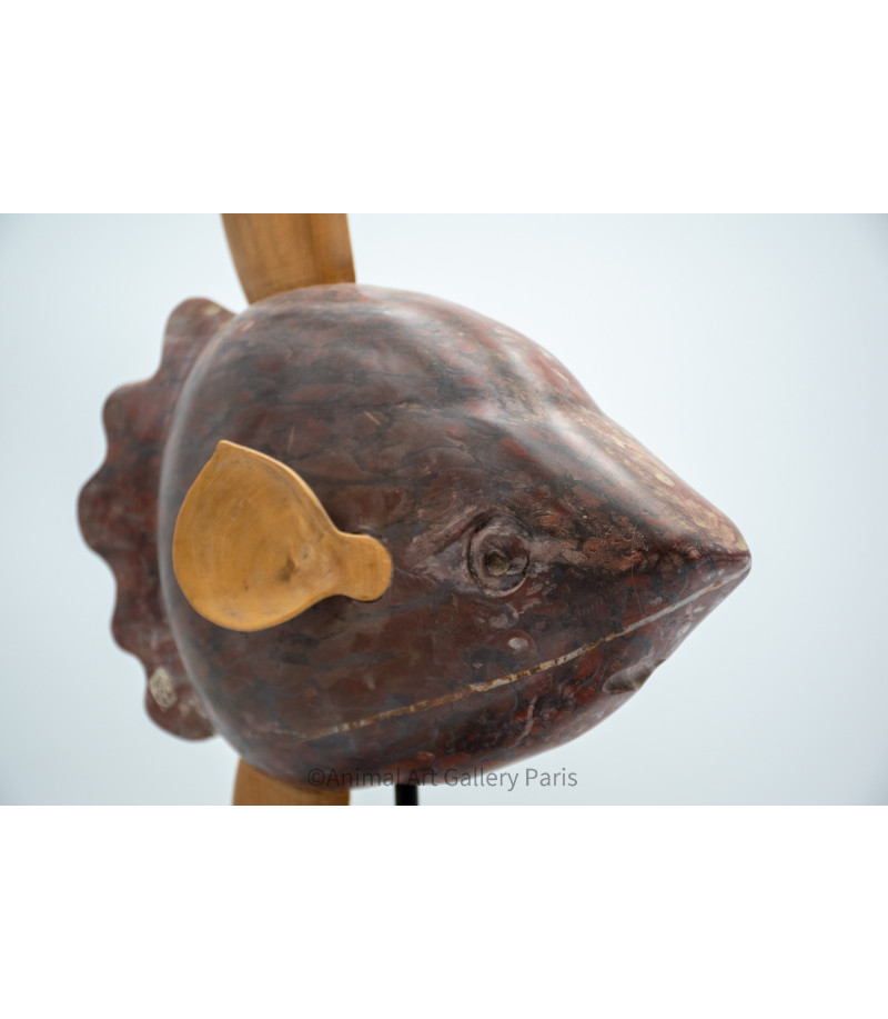 Sculpture | Poisson-lune | Yann Fustec | Animal-Art-Gallery-Paris