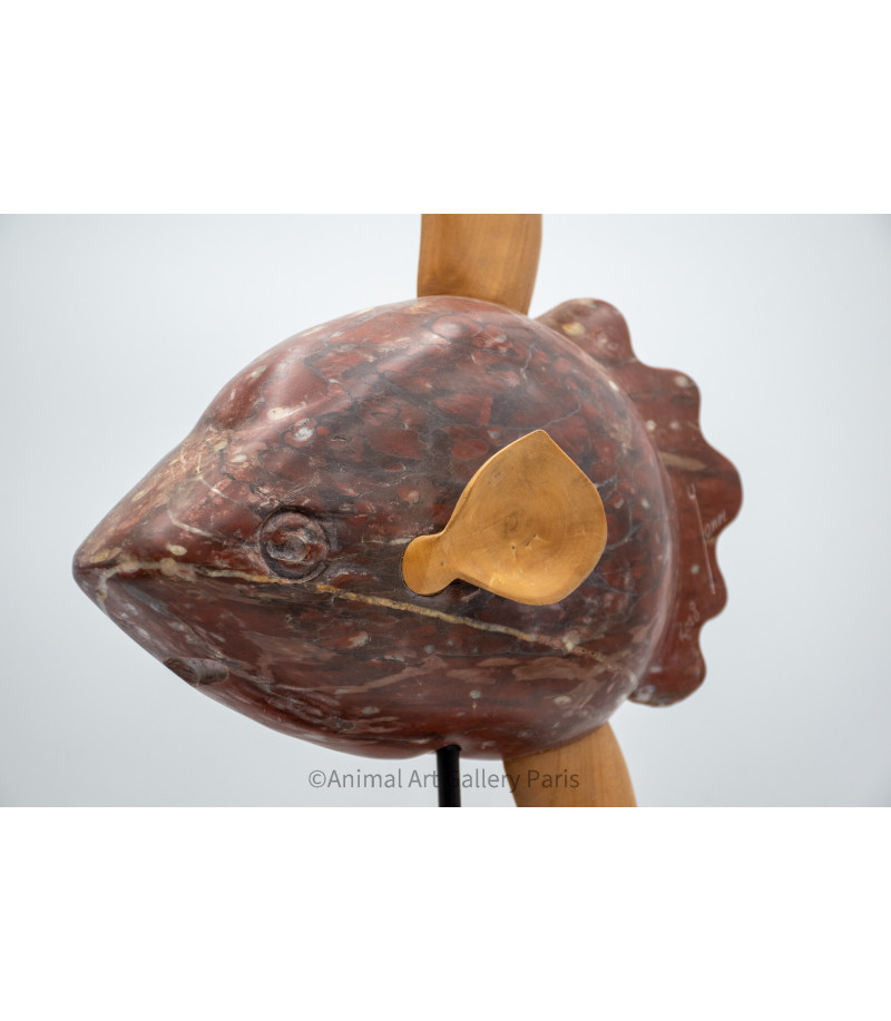 Sculpture | Poisson-lune | Yann Fustec | Animal-Art-Gallery-Paris