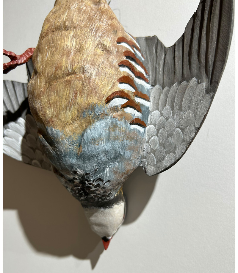 Sculpture | Perdrix rouge | Joachim Belmas | Animal-Art-Gallery-Paris