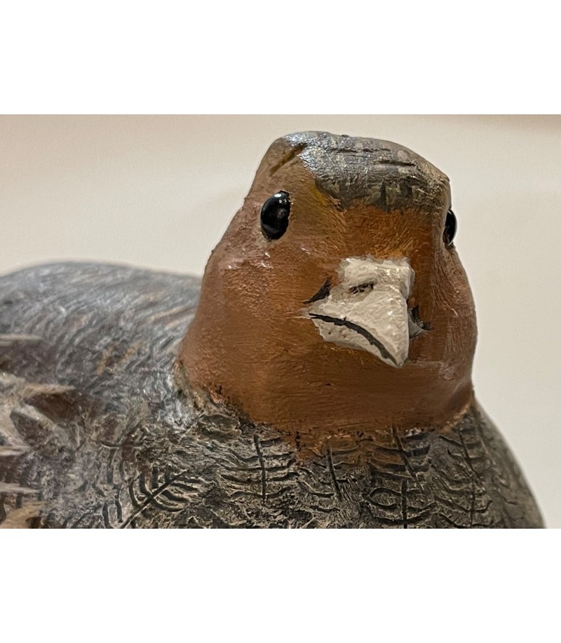 Sculpture en bois | Perdrix grise | Joachim Belmas | Animal-Art-Gallery ...